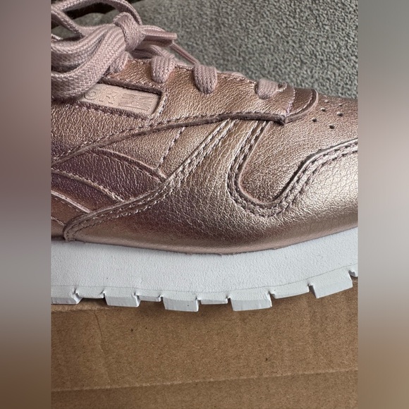 Reebok | Shoes | Reebok Classic Leather Melted Metal Pearl Metallic ...